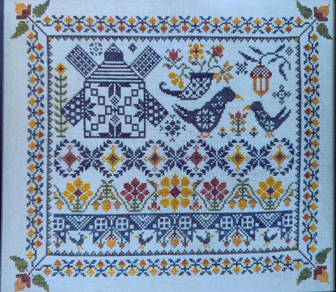 Quaint Quakers #3 FALL / Quaint Rose Needlearts / Cross Stitch Chart - Etsy