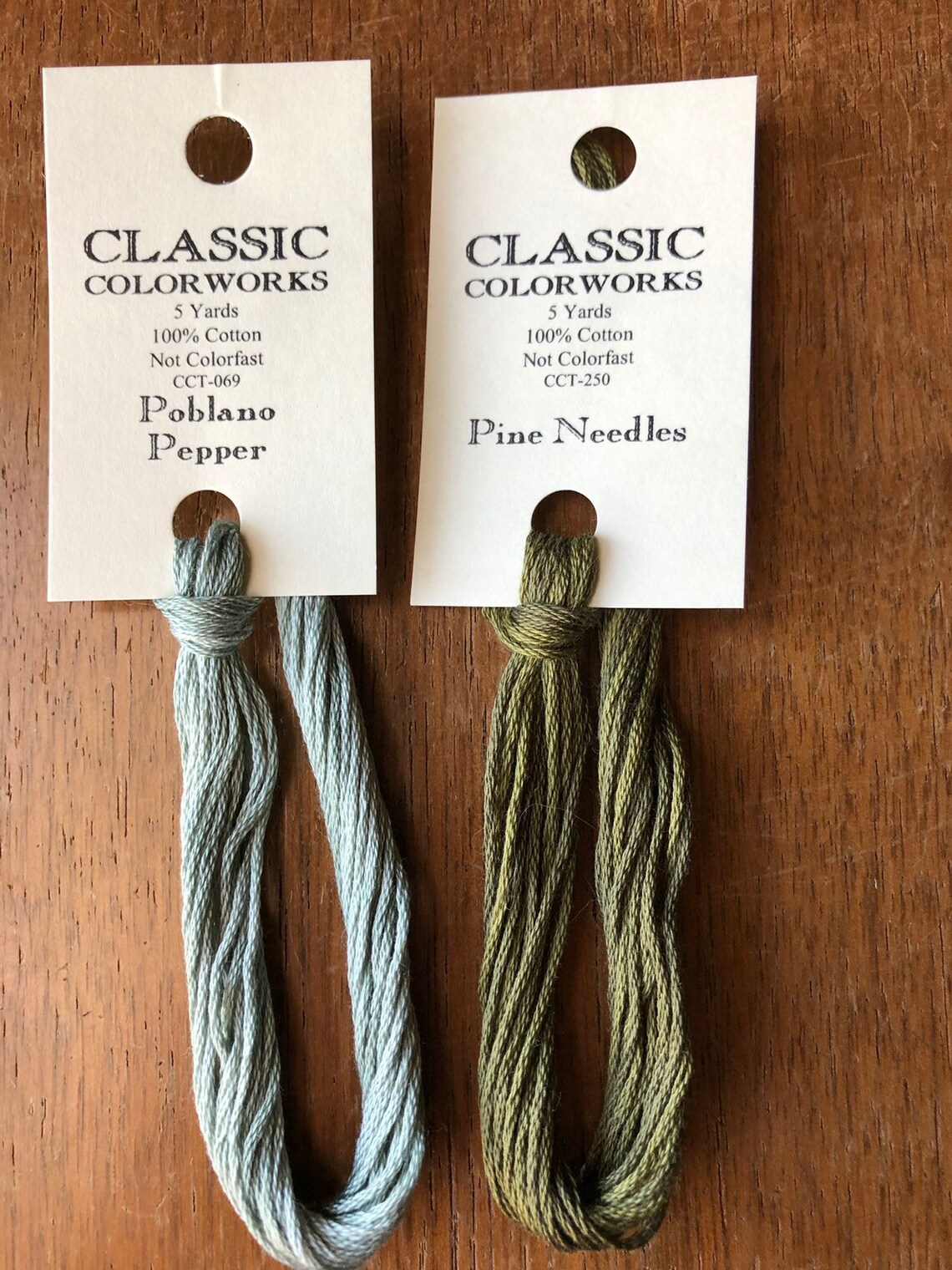 Classic Colorworks / Greens, N to Z / Overdyed Threads / Floss / Cross ...