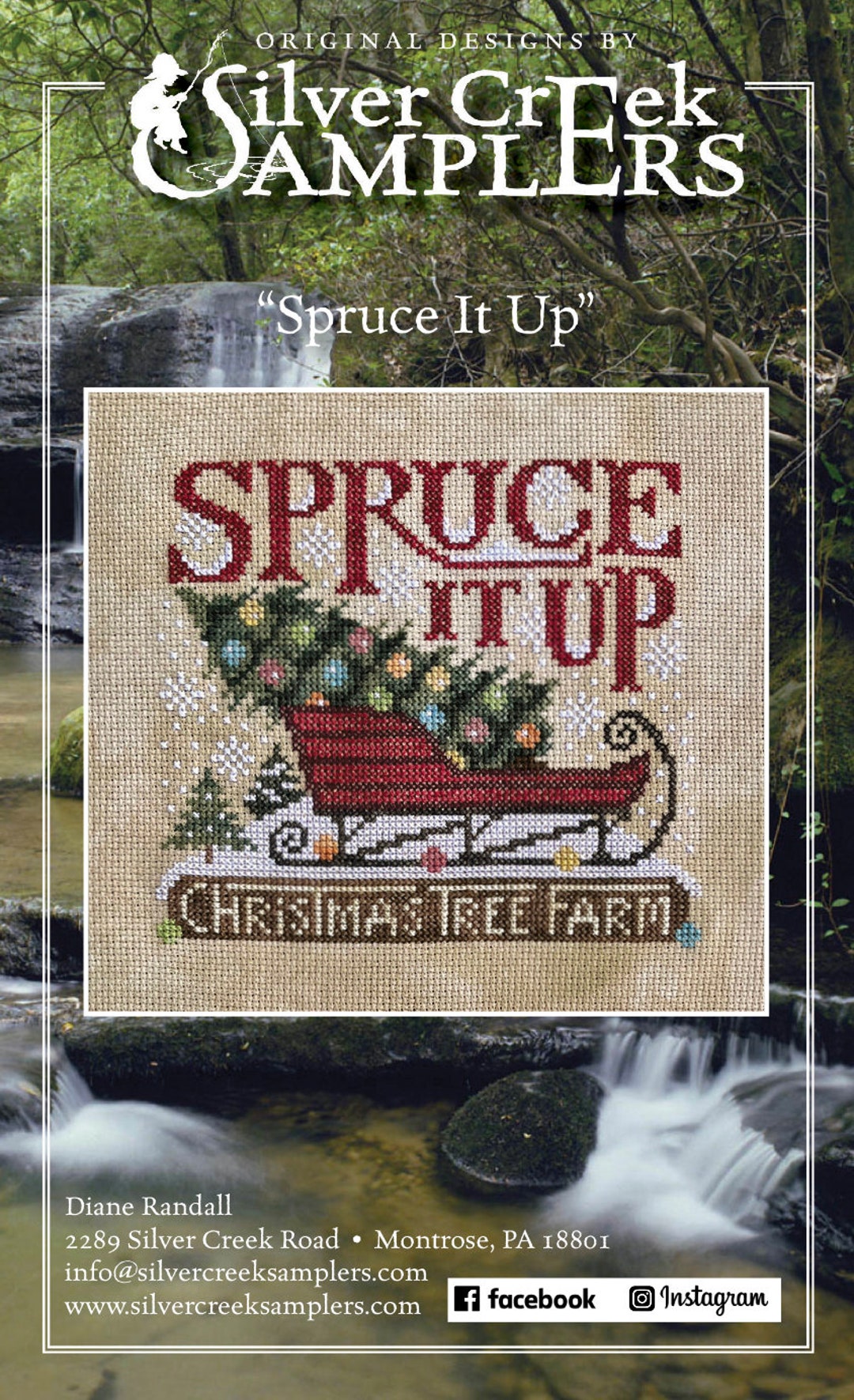 Silver Creek Samplers/ SPRUCE IT UP / Cross Stitch Chart / Pattern Only - Etsy