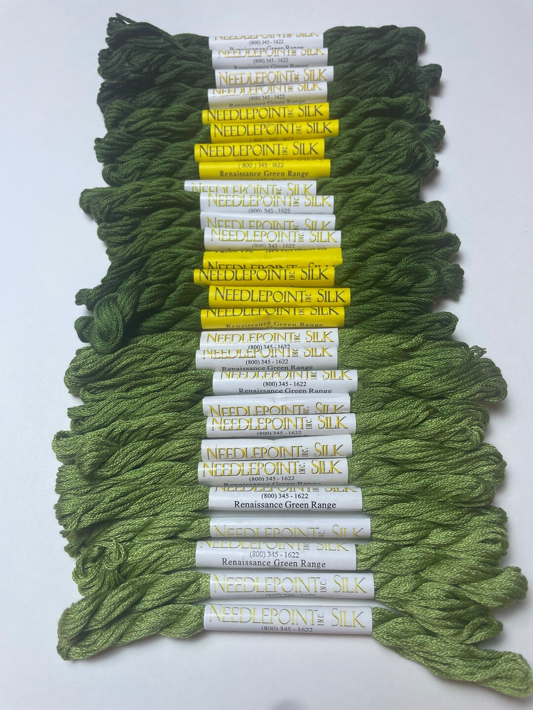 NPI Silk / RENAISSANCE GREEN Range Colors 542-548 - Etsy