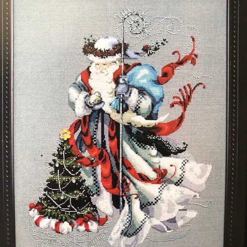 MIRABILIA Cross Stitch PATTERN & EMBELLISHMENT Pack Sabrina - Etsy