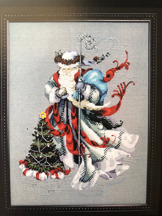 WINTER WHITE SANTA / Mirabilia / Choose Options Available/ - Etsy