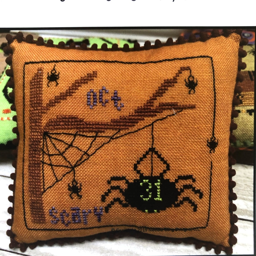 Needle Bling Designs/ Scary Spiders / Halloween Mini Series #3 of 7 ...