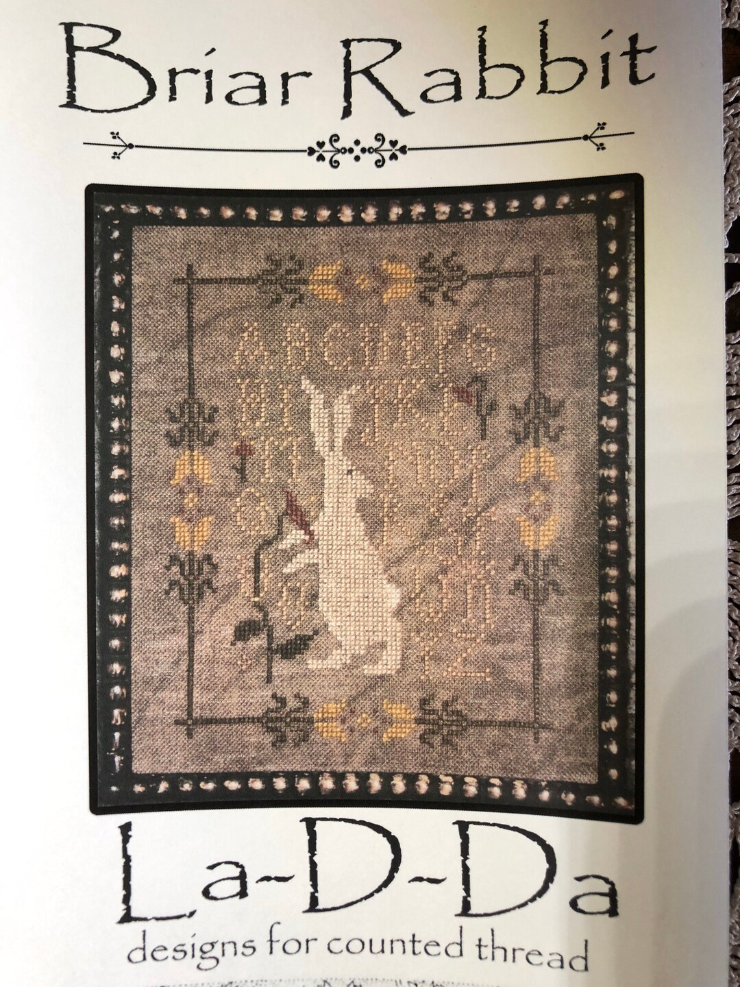 BRIAR RABBIT / La-d-da / Cross Stitch Chart / Counted Cross Stitch ...
