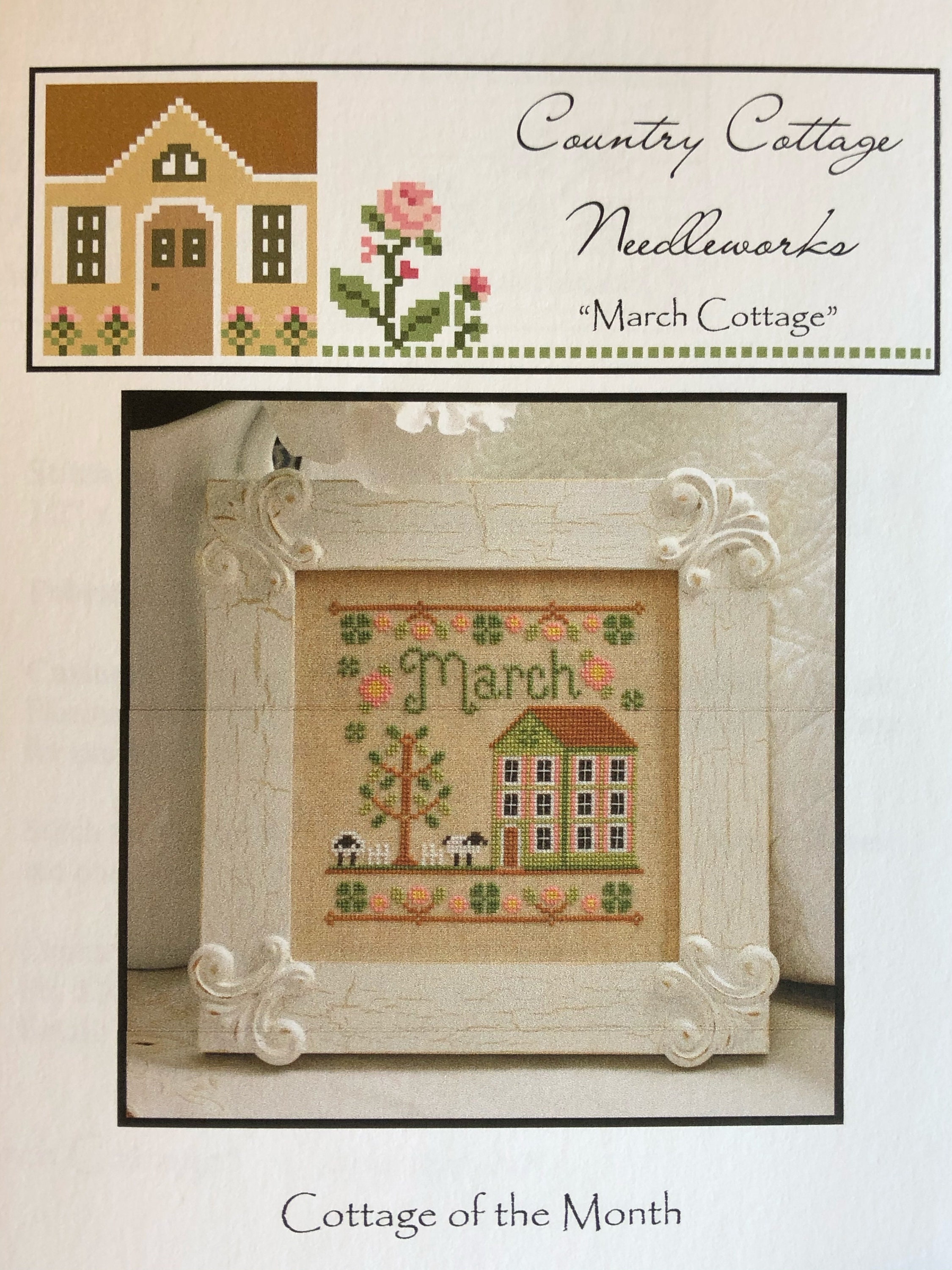 Country Cottage Needleworks/ Cottage of the Month/ March /cross Stitch ...