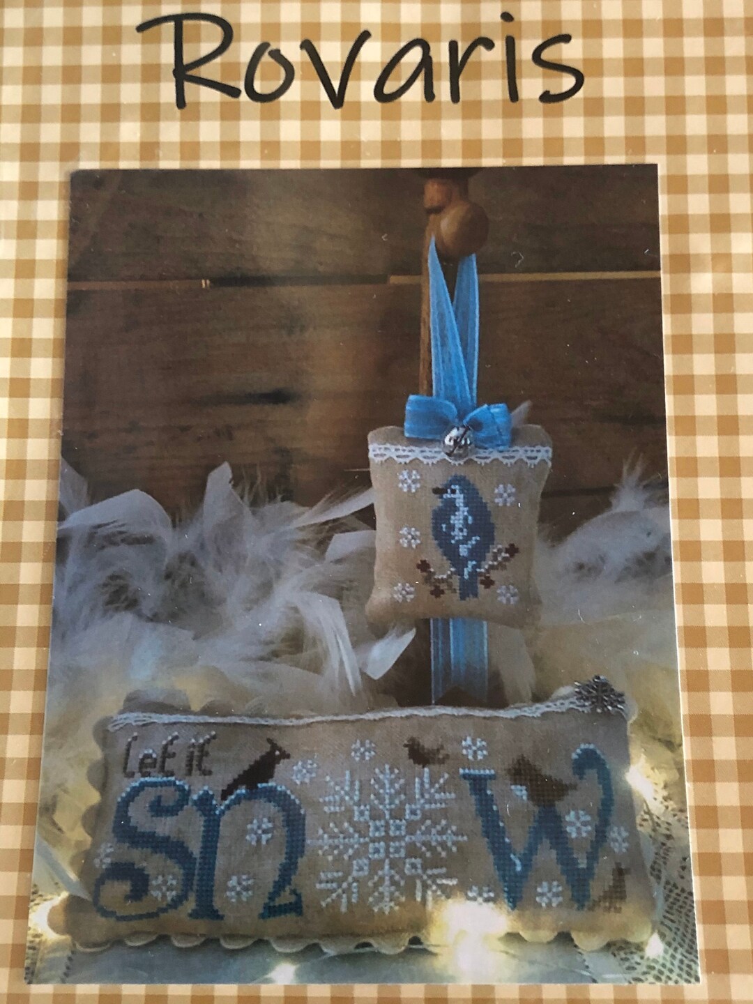 SNOW by Rovaris / Charms Included / Counted Cross Stitch - Etsy