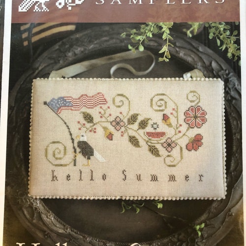 Plum Street Samplers / Hello Summer / Cross Stitch Chart / - Etsy