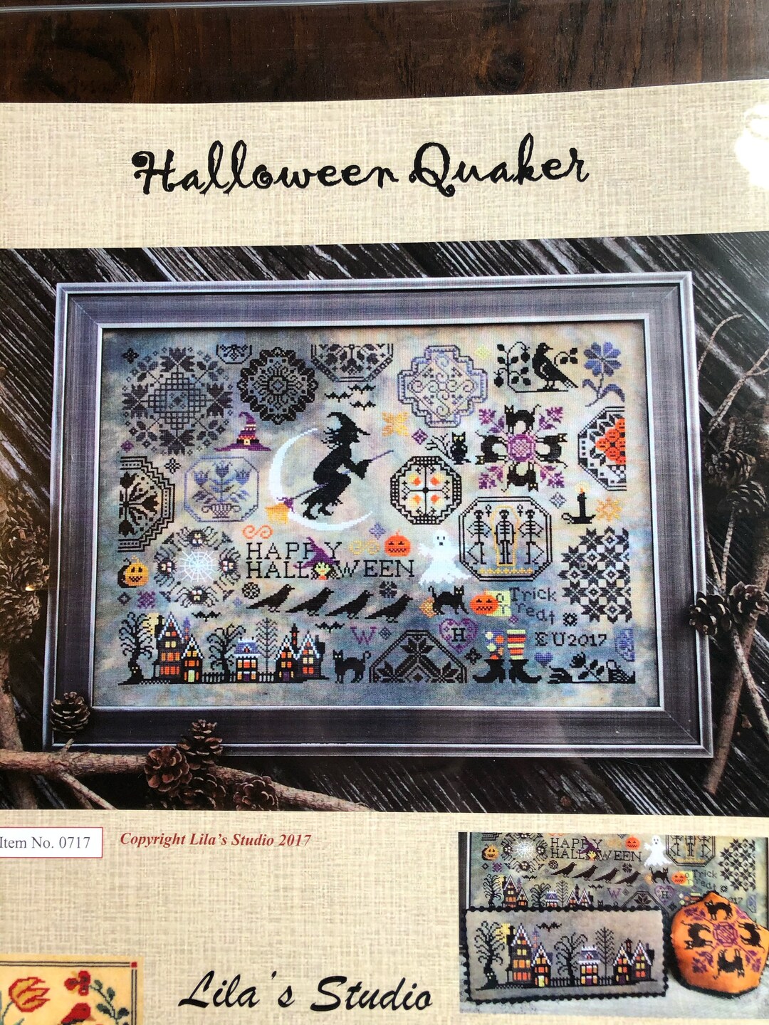 HALLOWEEN QUAKER / Lila’s Studio/ Cross Stitch Chart / Counted Cross Stitch Pattern / Pattern ...