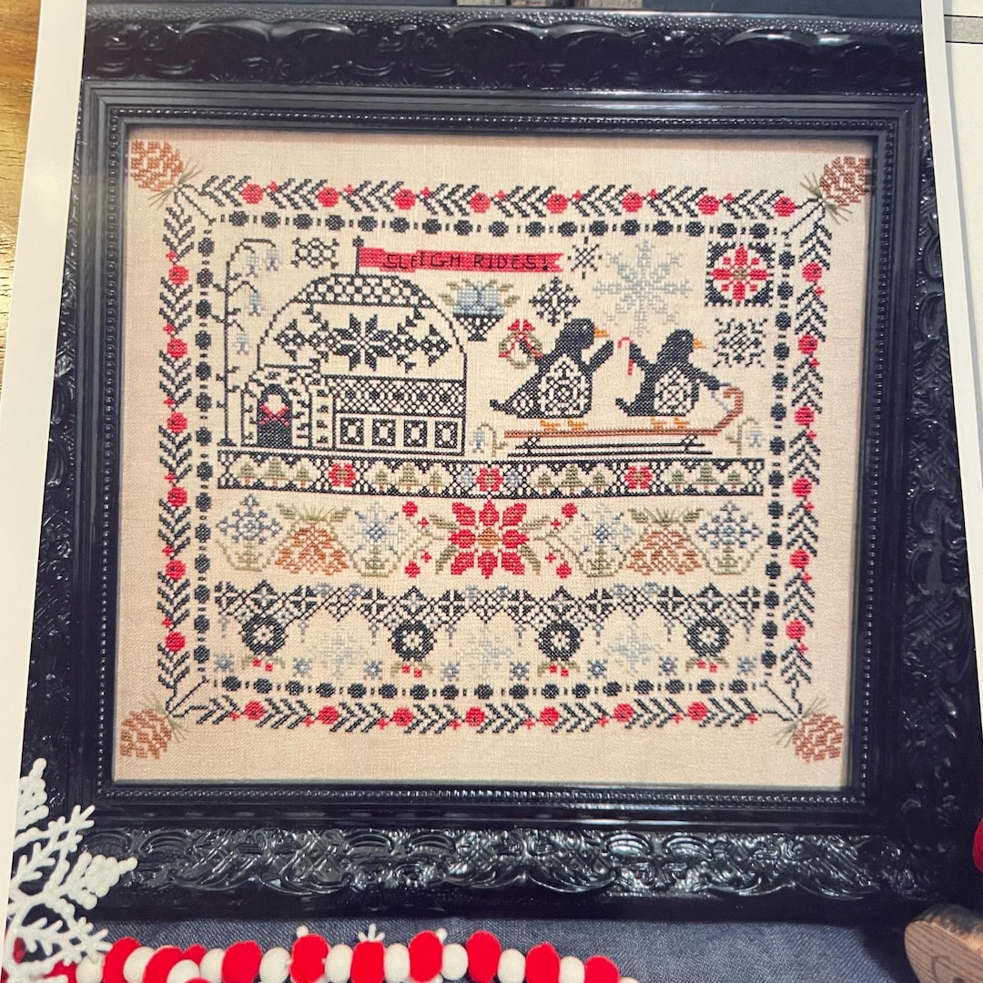 Quaint Quakers #4 WINTER / Quaint Rose Needlearts / Cross Stitch Chart ...
