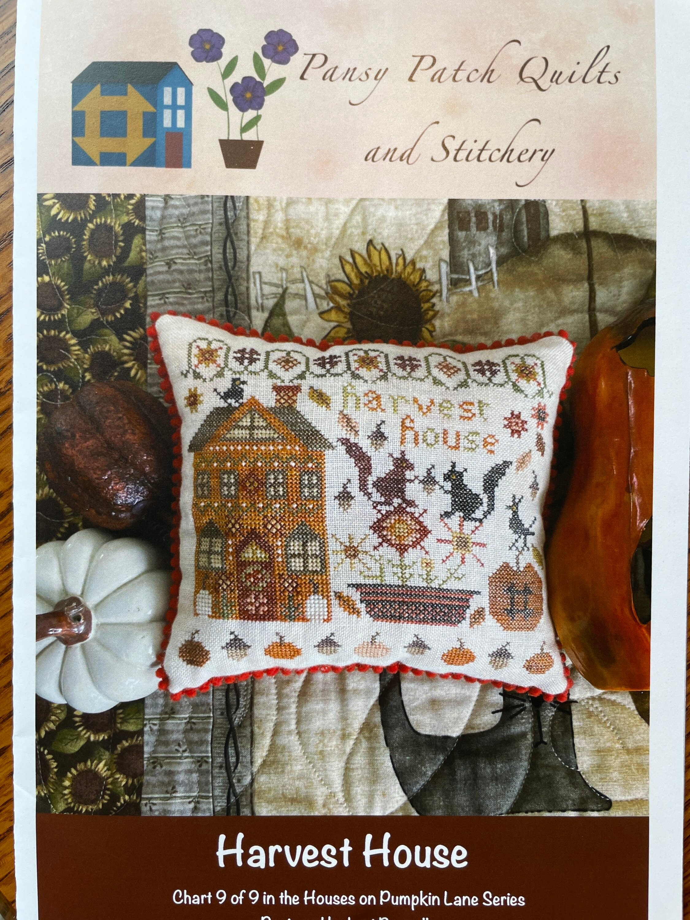 HARVEST HOUSE / Pansy Patch Quilts and Stitchery / Cross Stitch Chart / Pattern Only - Etsy