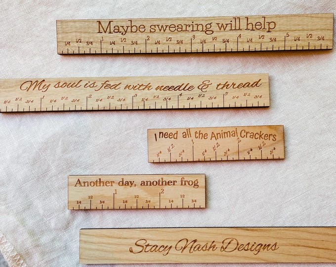 RULERS / STACY NASH Designs / Cross Stitch / Sewing Implements - Etsy