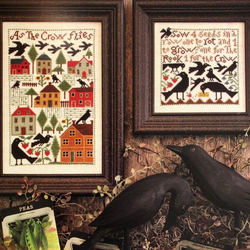 Prairie Schooler No. 170 / as the CROW FLIES / Paper Reprint /cross ...