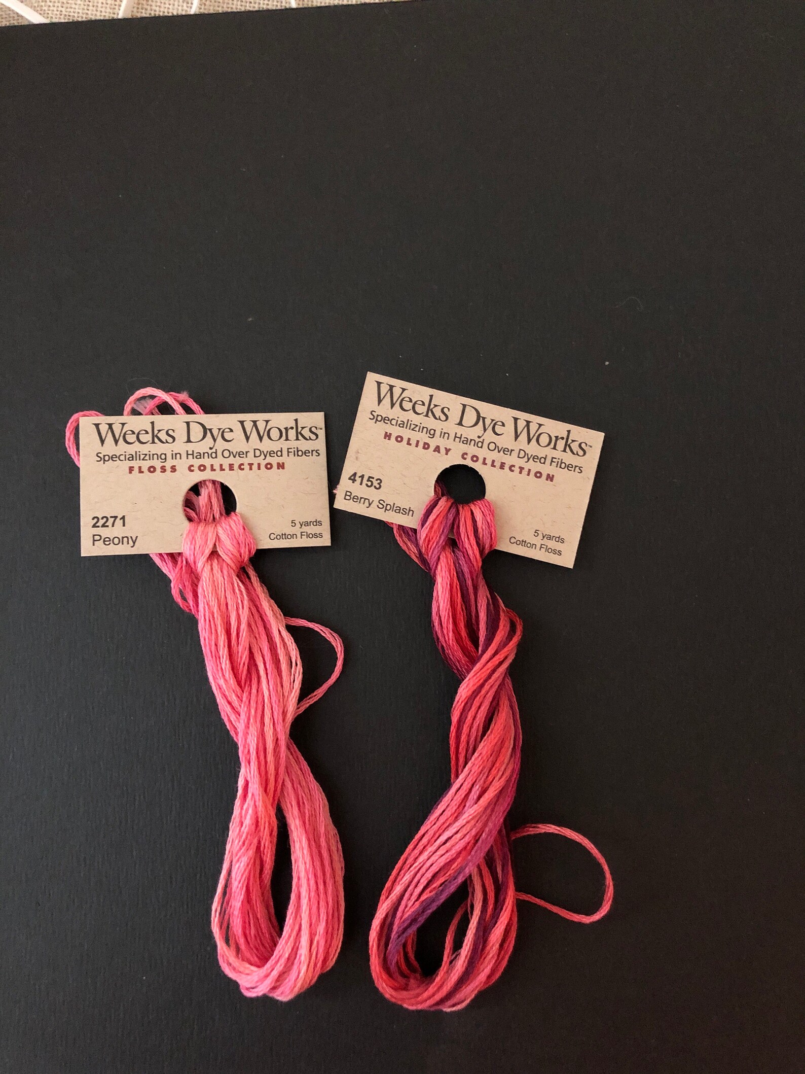 Weeks Dye Works / Pinks / Floss / Cross Stitch / Embroidery / | Etsy