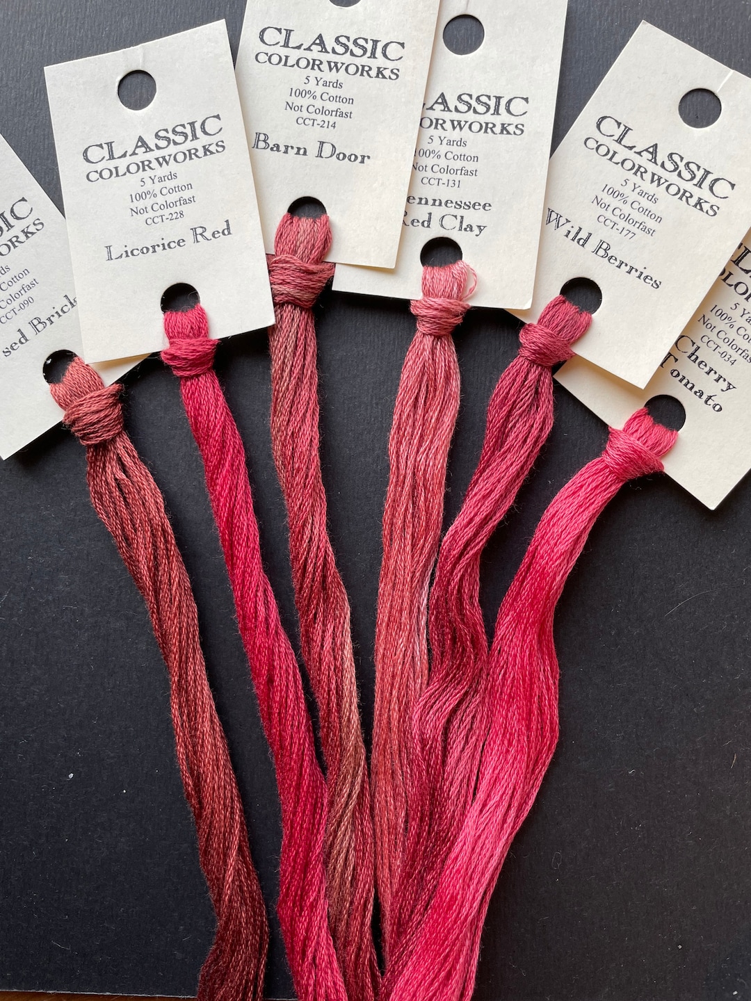 Classic Colorworks / MORE Reds / Floss / Cross Stitch / Embroidery ...