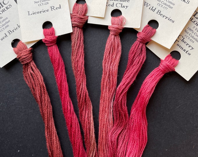 Classic Colorworks / MORE Reds / Floss / Cross Stitch / Embroidery ...