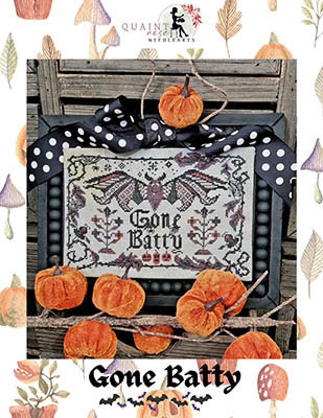 Gone Batty / Quaint Rose Needlearts / Cross Stitch Chart - Etsy