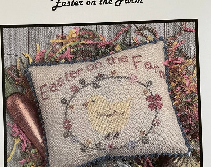 SPRING CHICKENS PINKEEP / Stacy Nash Primitives / Cross Stitch Chart ...