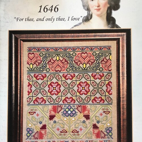 Elizabeth Furniss 1836 / Hands Across the Sea Samplers / Cross - Etsy