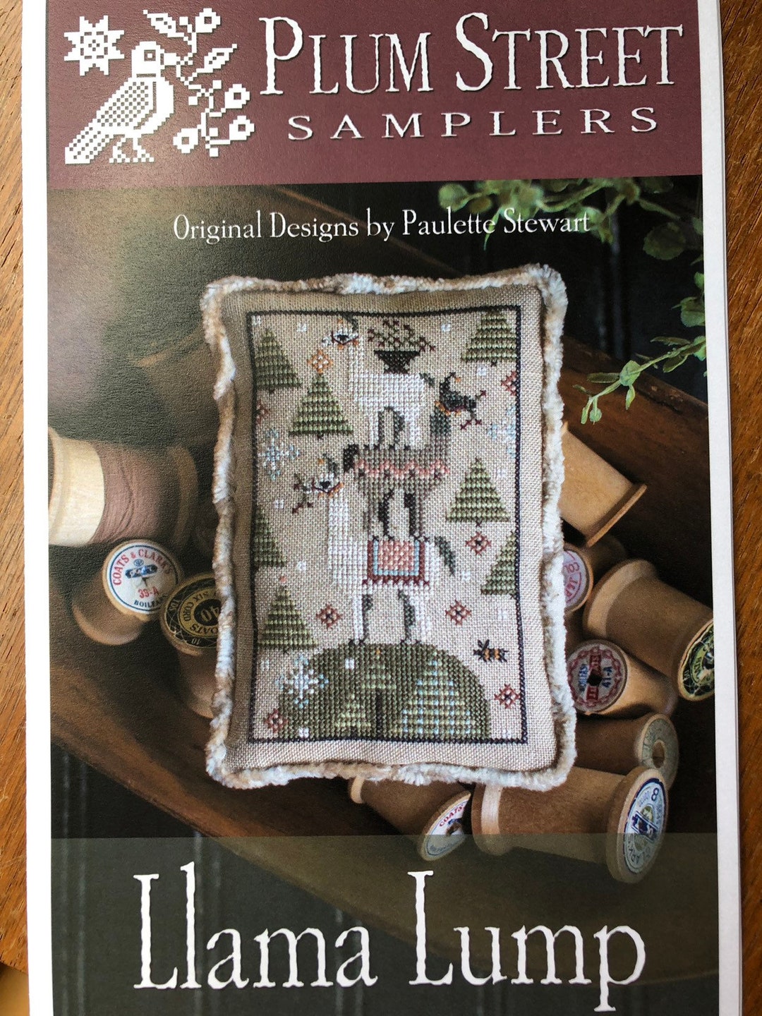 Plum Street Samplers / Llama Lump / Cross Stitch Chart / Cross Stitch ...