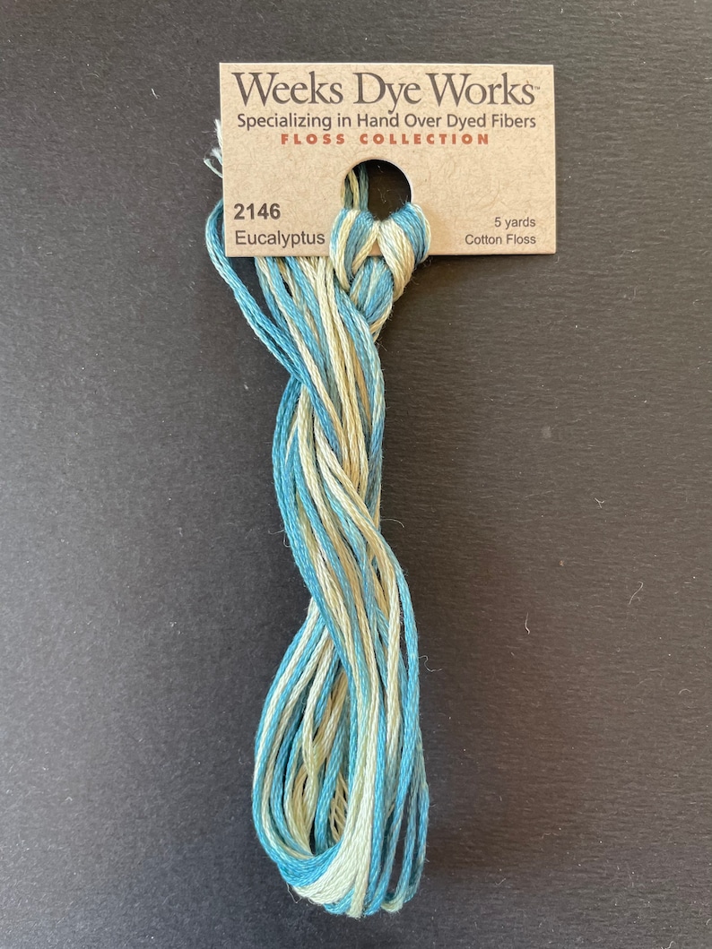 Weeks Dye Works / Variegated Floss / Floss / Cross Stitch / | Etsy