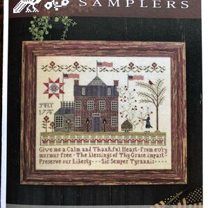Plum Street Samplers / AMERICAN SAMPLER / Cross Stitch Chart / Cross ...