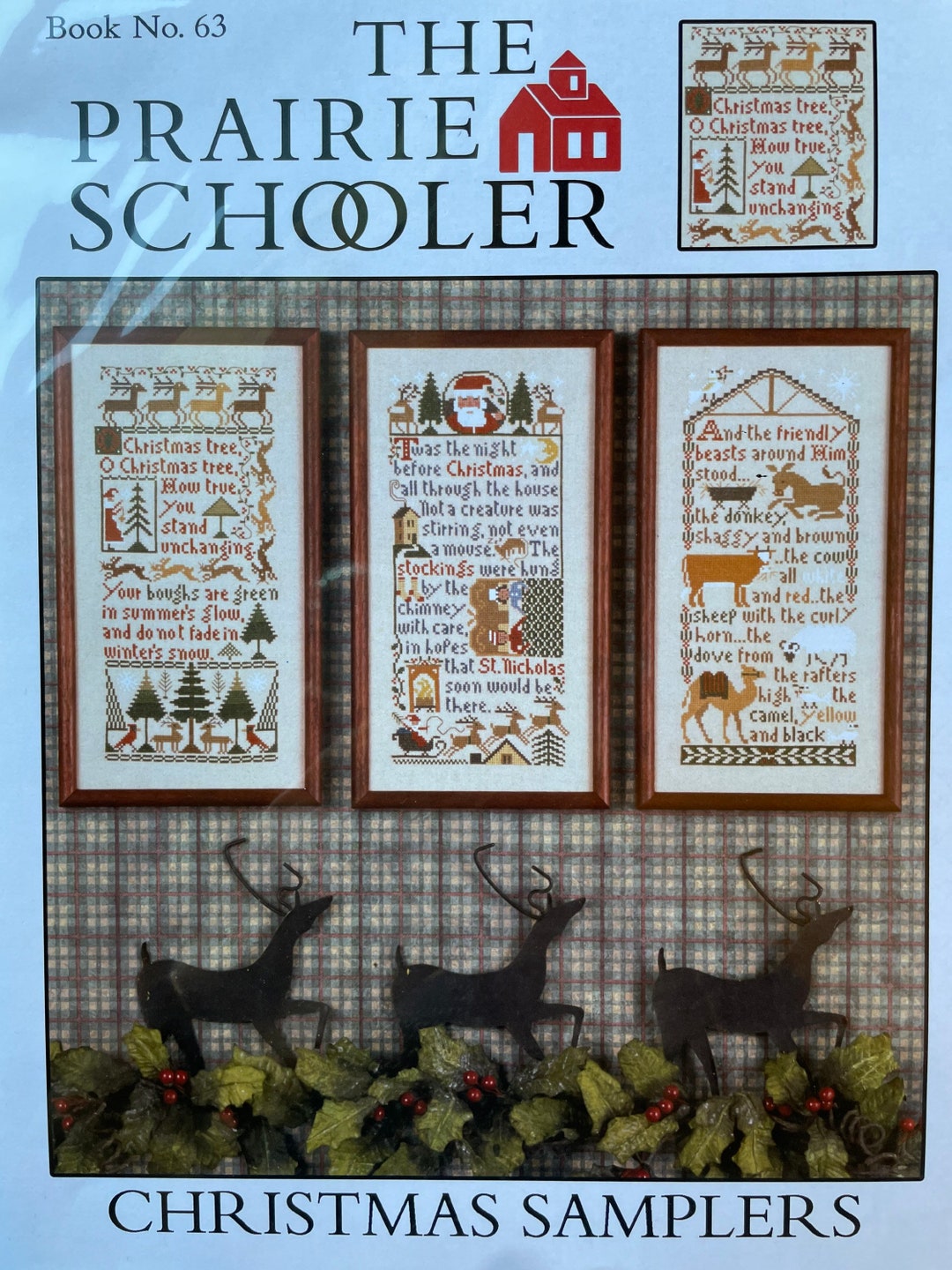 Prairie Schooler Book 63 / CHRISTMAS SAMPLERS /reprint Cross Stitch ...