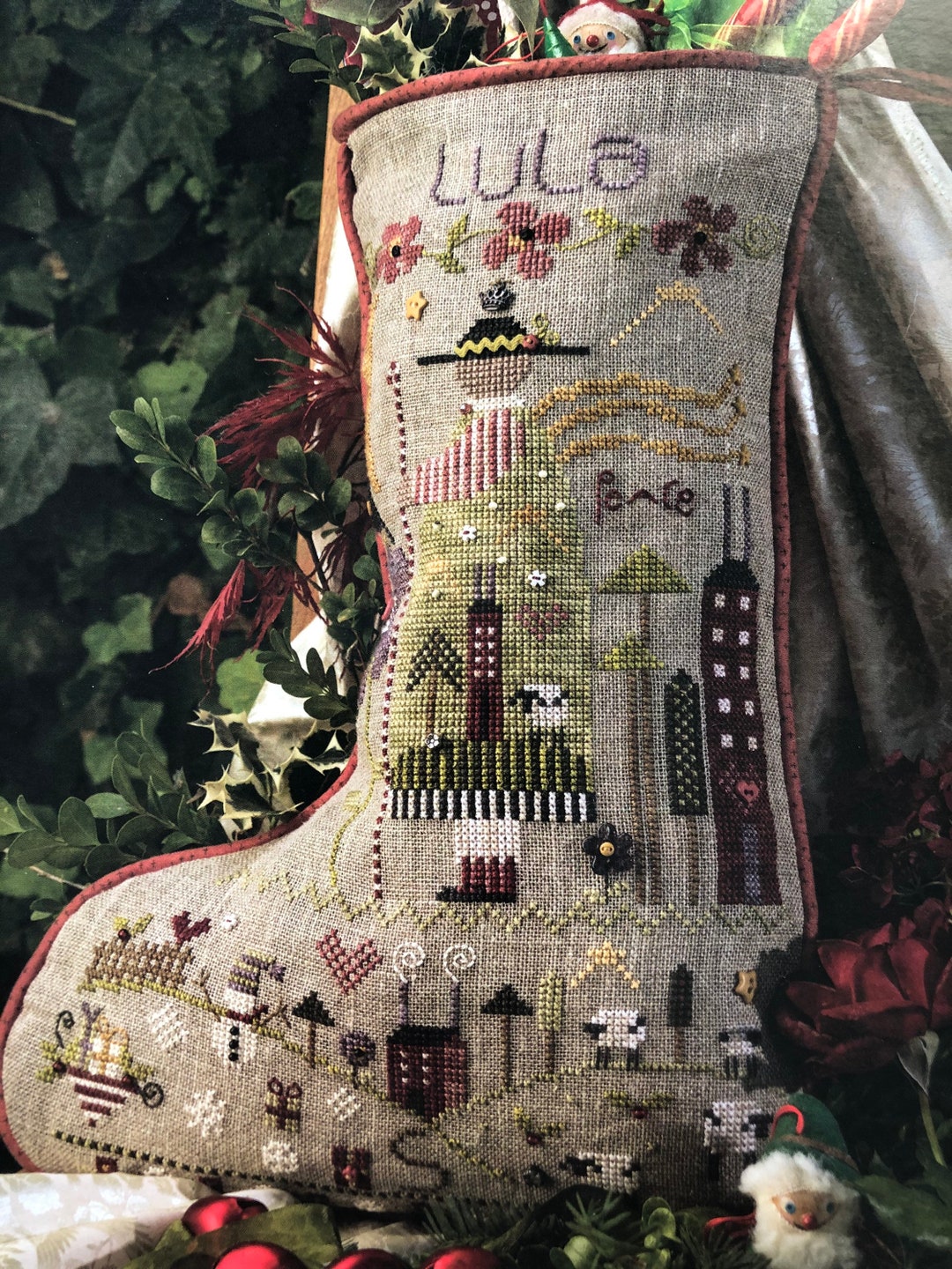 Shepherd's Bush / Lula’s Stocking / Chart And/or Charm Pack - Etsy