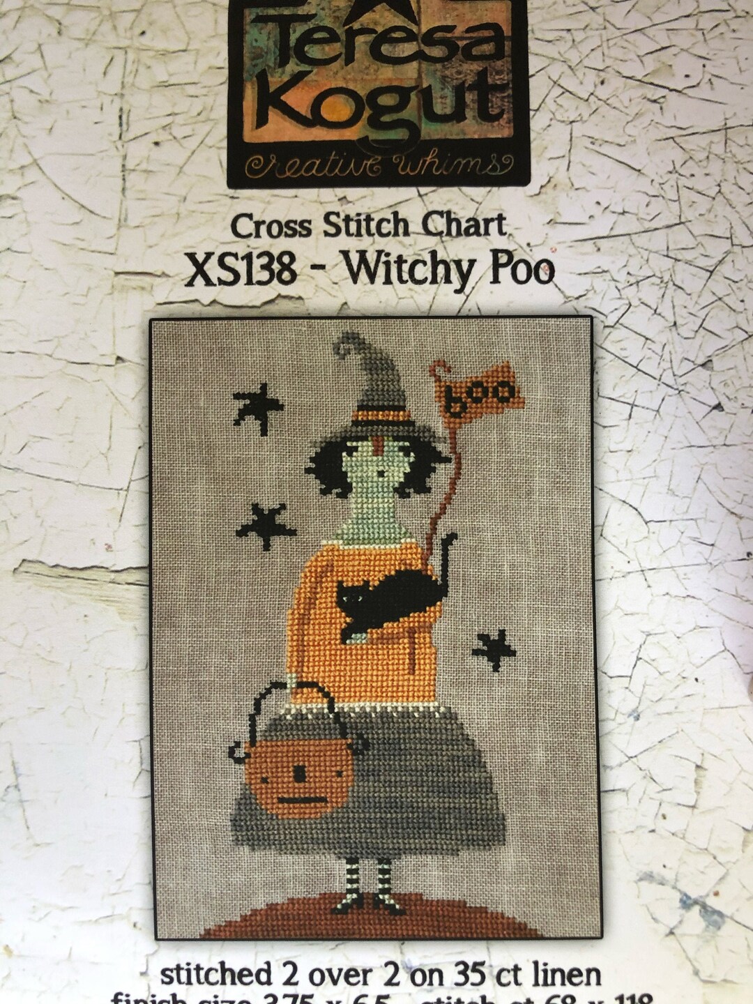 Witchy Poo / Teresa Kogut / Cross Stitch Chart / Counted Cross Stitch ...