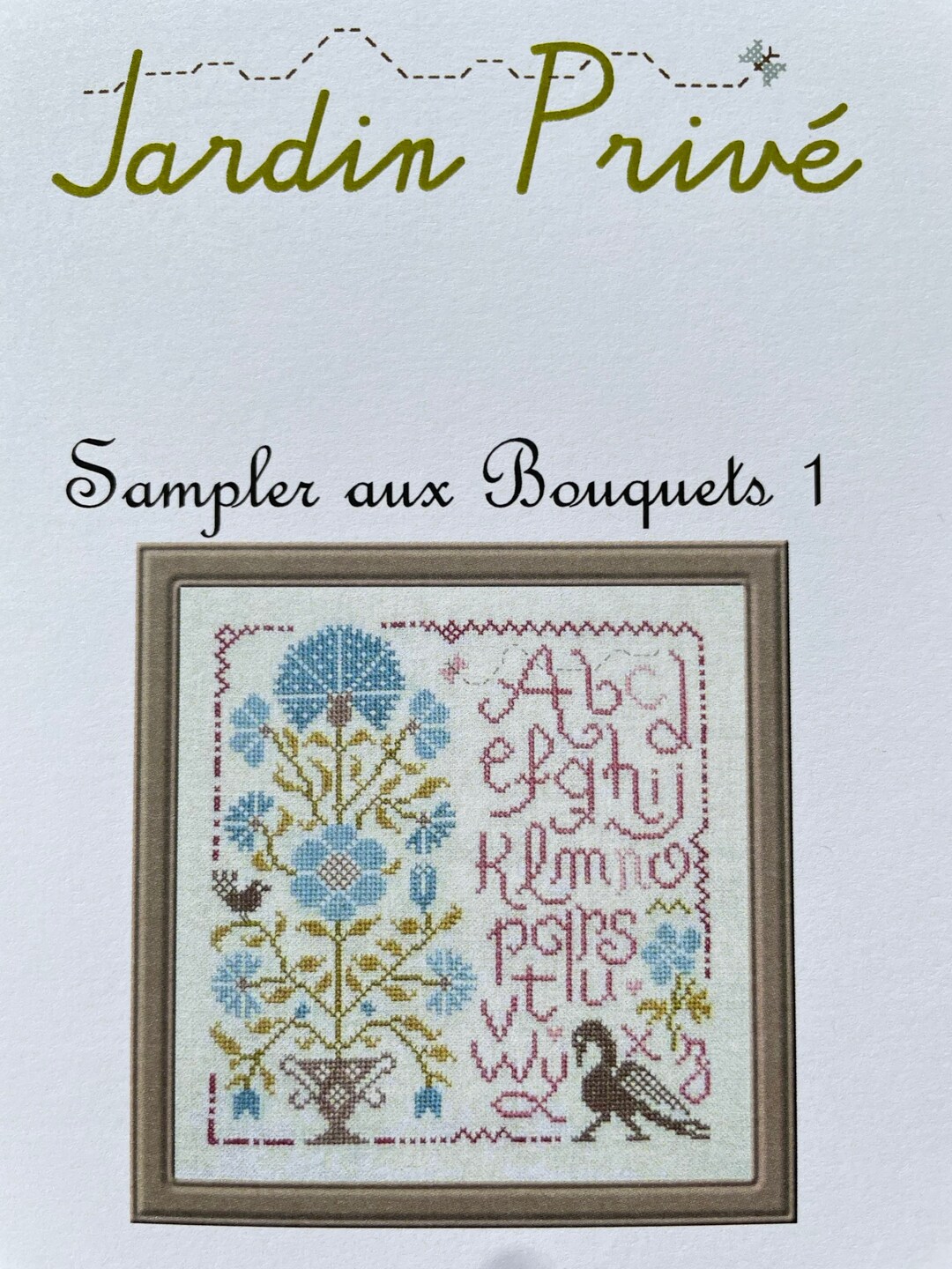 Jardin Prive’ / SAMPLER Aux BOUQUETS 1 to 3 / Cross Stitch Chart / Patterns Only - Etsy