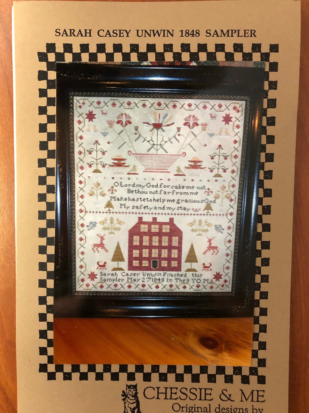 Sarah Casey Unwin 1848 Sampler by Chessie & Me / Cross Stitch Chart ...