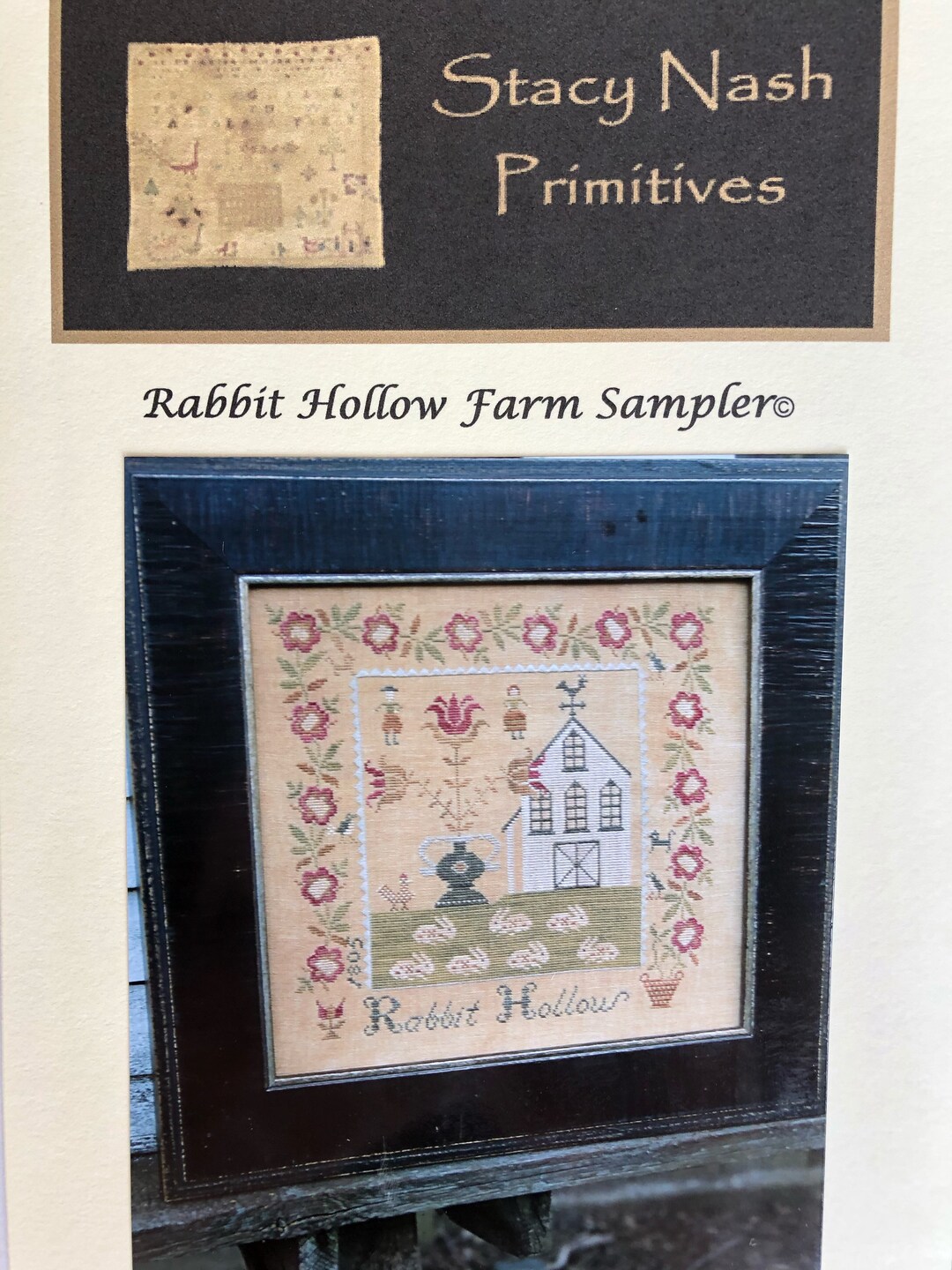 Rabbit Hollow Farm Sampler / Stacy Nash Primitives / Cross Stitch Chart / Counted Cross Stitch ...