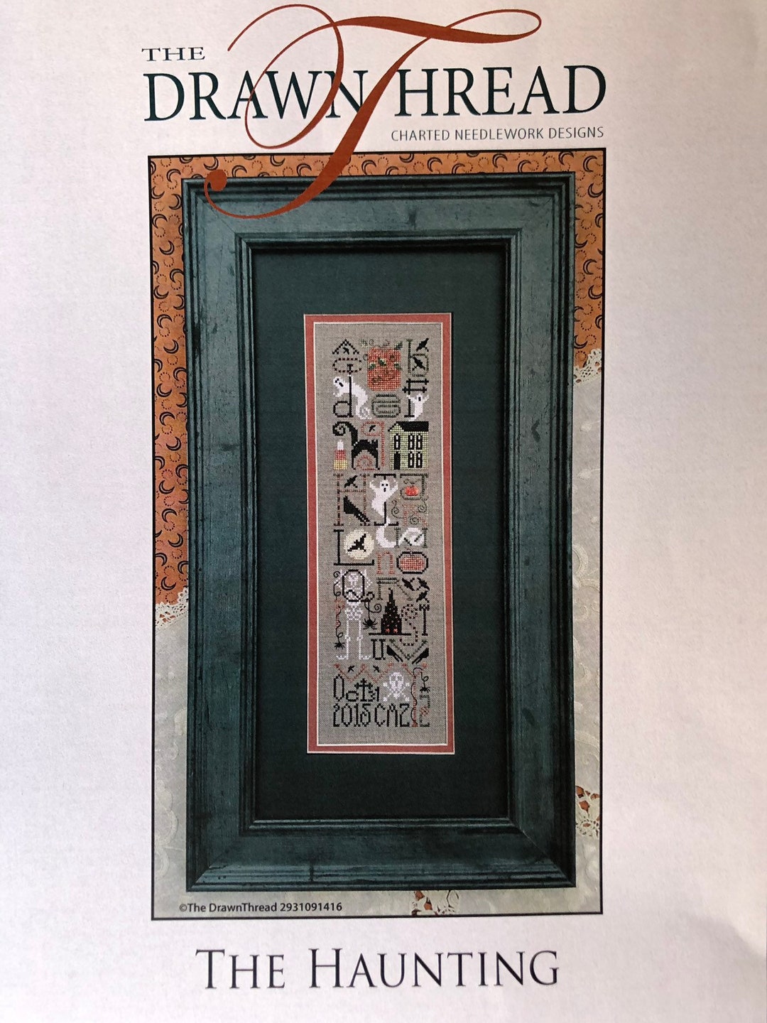 The Drawn Thread/ THE HAUNTING / Halloween Sampler/ Cross Stitch Chart ...