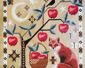 Abalonia's Apple Tree PDF Cross Stitch Pattern by the Artsy Housewife ...