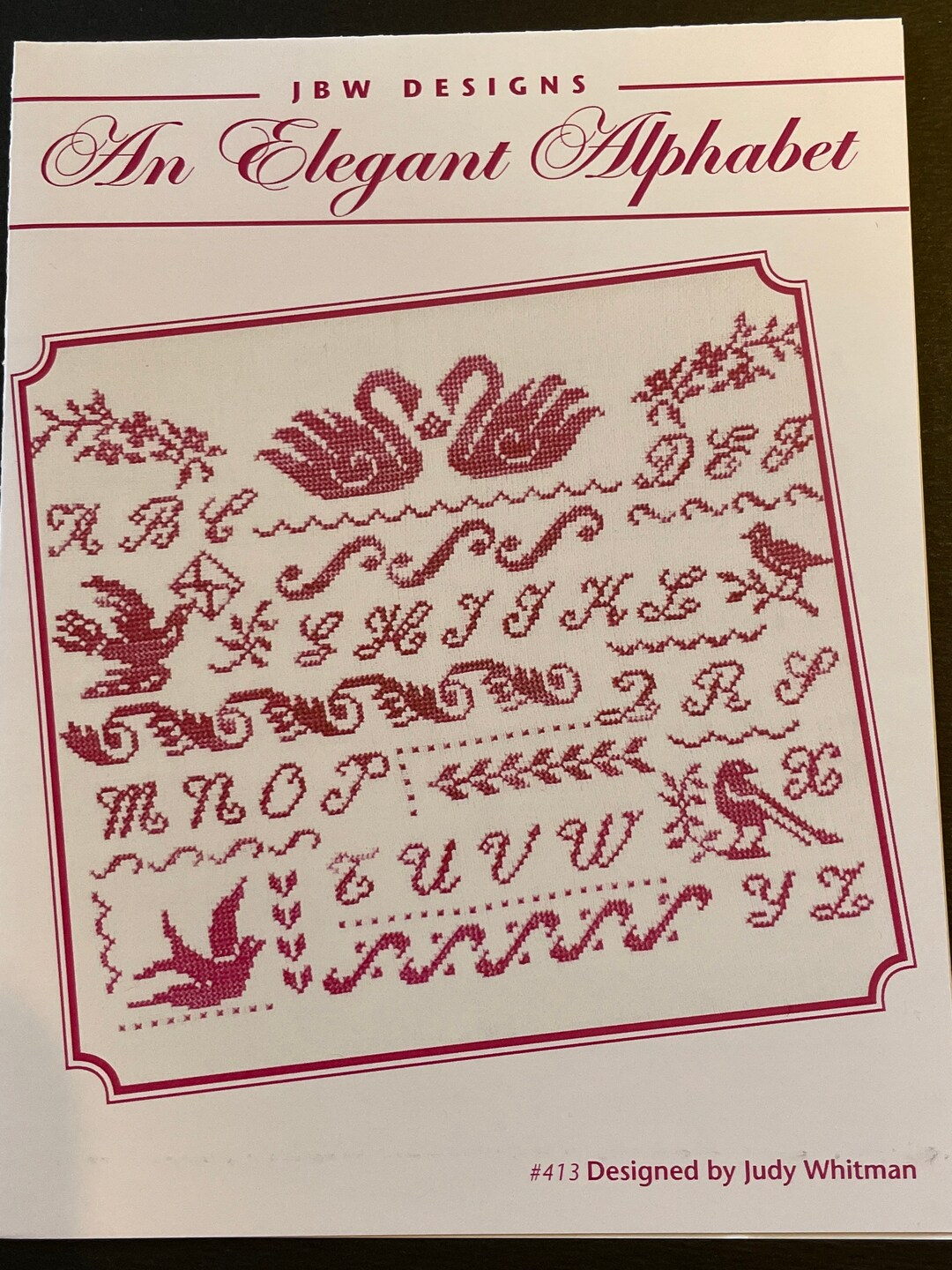 JBW Designs / an ELEGANT ALPHABET / Pattern Only - Etsy