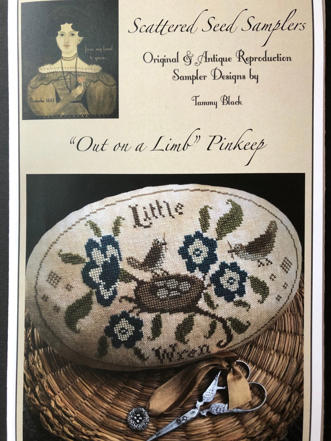 Scattered Seeds Samplers / Out on a Limb Pinkeep / Cross Stitch Chart ...