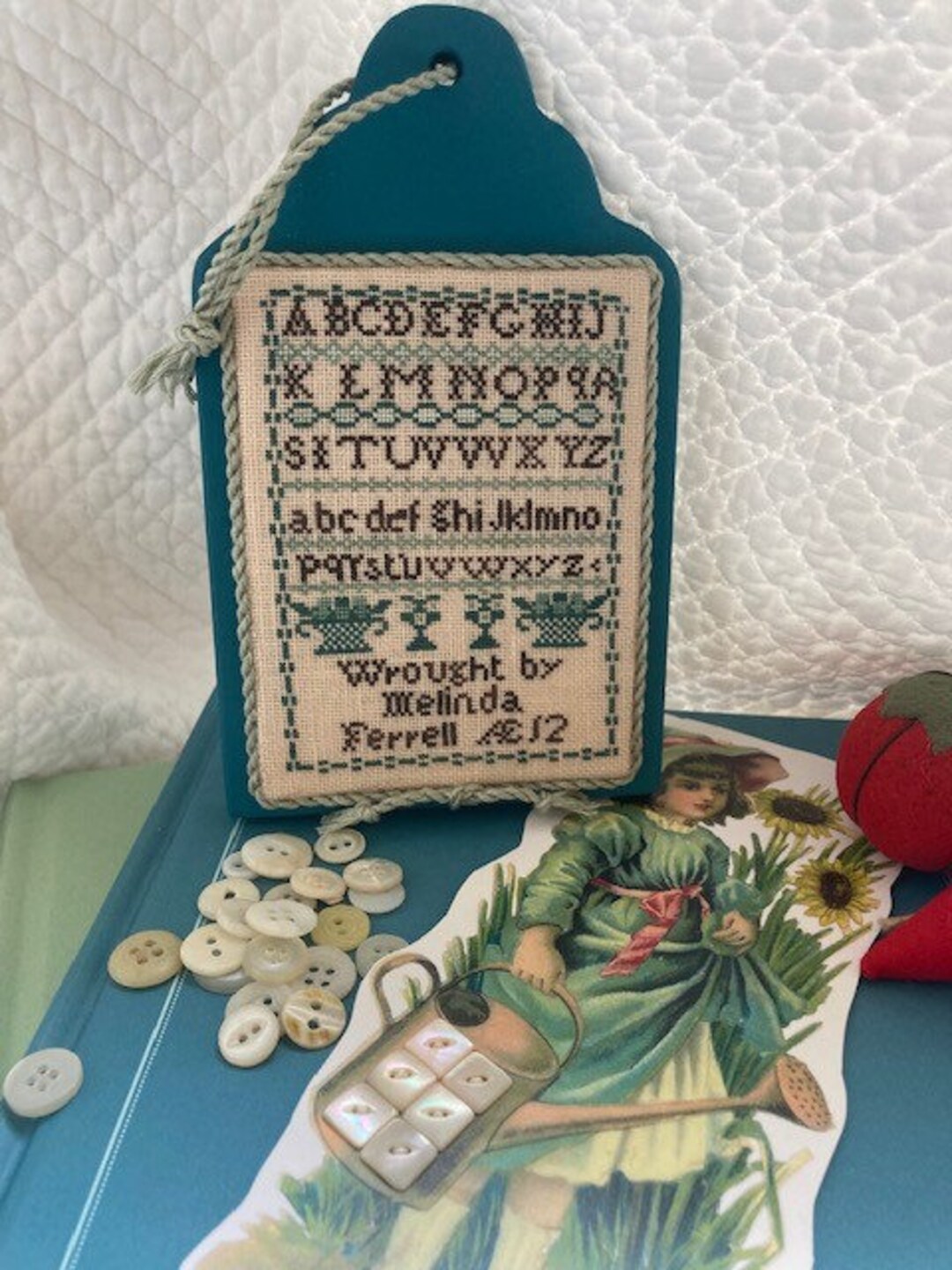 MELINDA'S Marking SAMPLER / JBW Designs / Stitch Chart / Counted Cross ...