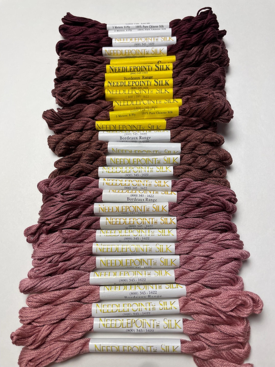 NPI Silk / BORDEAUX Range Colors 711-716 - Etsy
