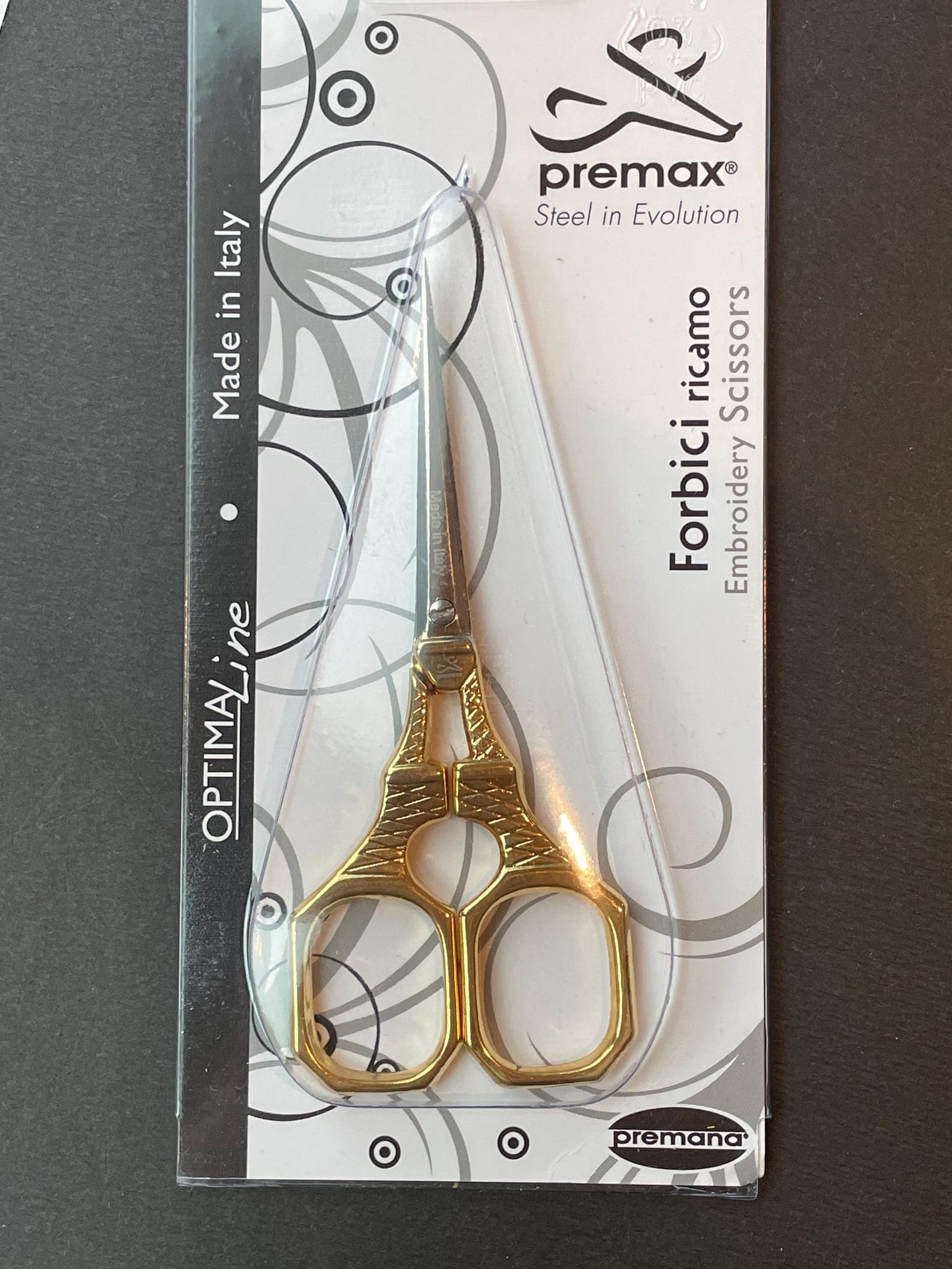 PREMAX Scissors / EIFFEL Tower Design / Gold Plated /embroidery / Cross ...
