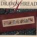 The Drawn Thread/ WELCOME Christmas / Cross Stitch Chart / Pattern Only ...