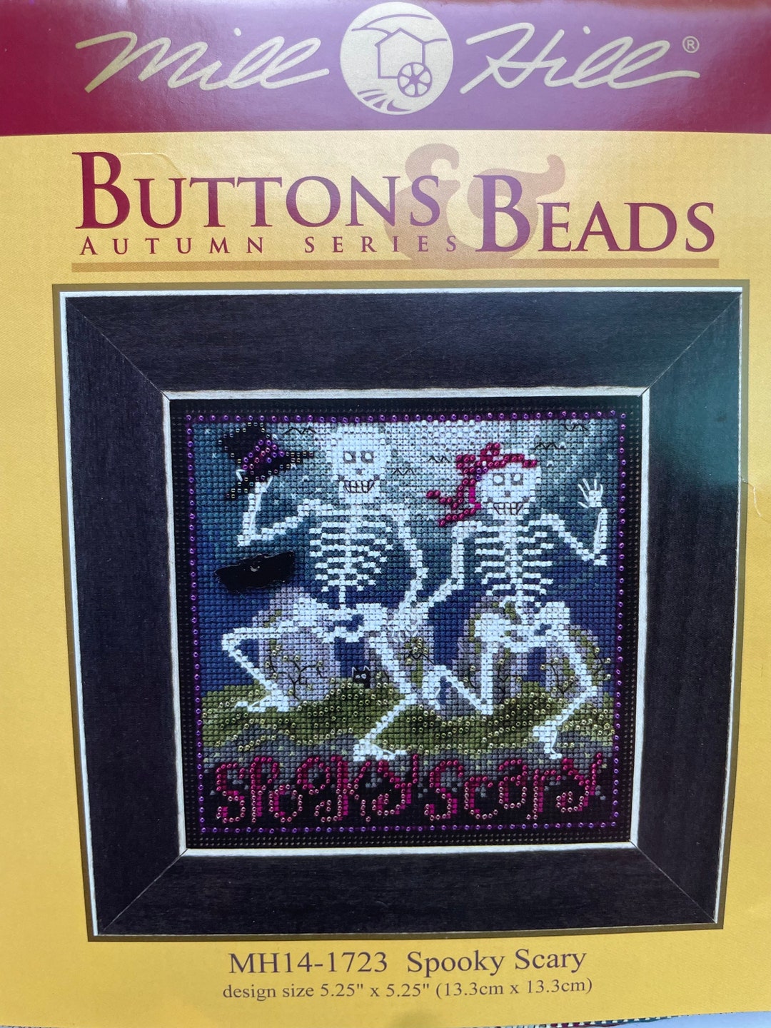 Mill Hill Kit / SPOOKY SCARY / Buttons & Beads Autumn Series - Etsy