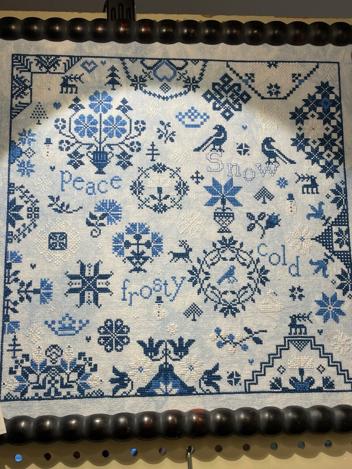 Praiseworthy Stitches / SIMPLE GIFTS: SNOW Cross Stitch Chart / Pattern ...