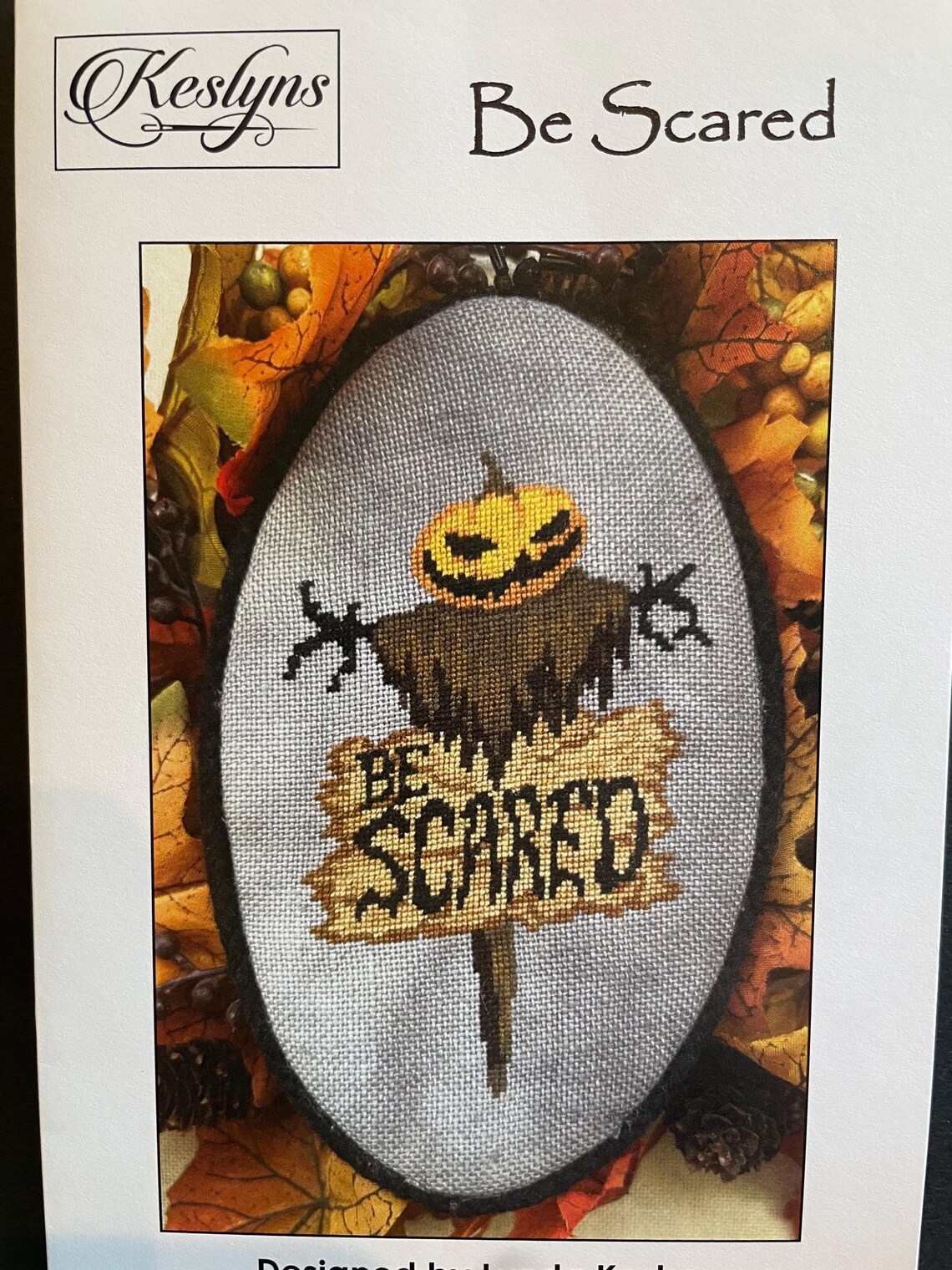 BE SCARED by Keslyn’s / Cross Stitch Chart / Pattern Only - Etsy