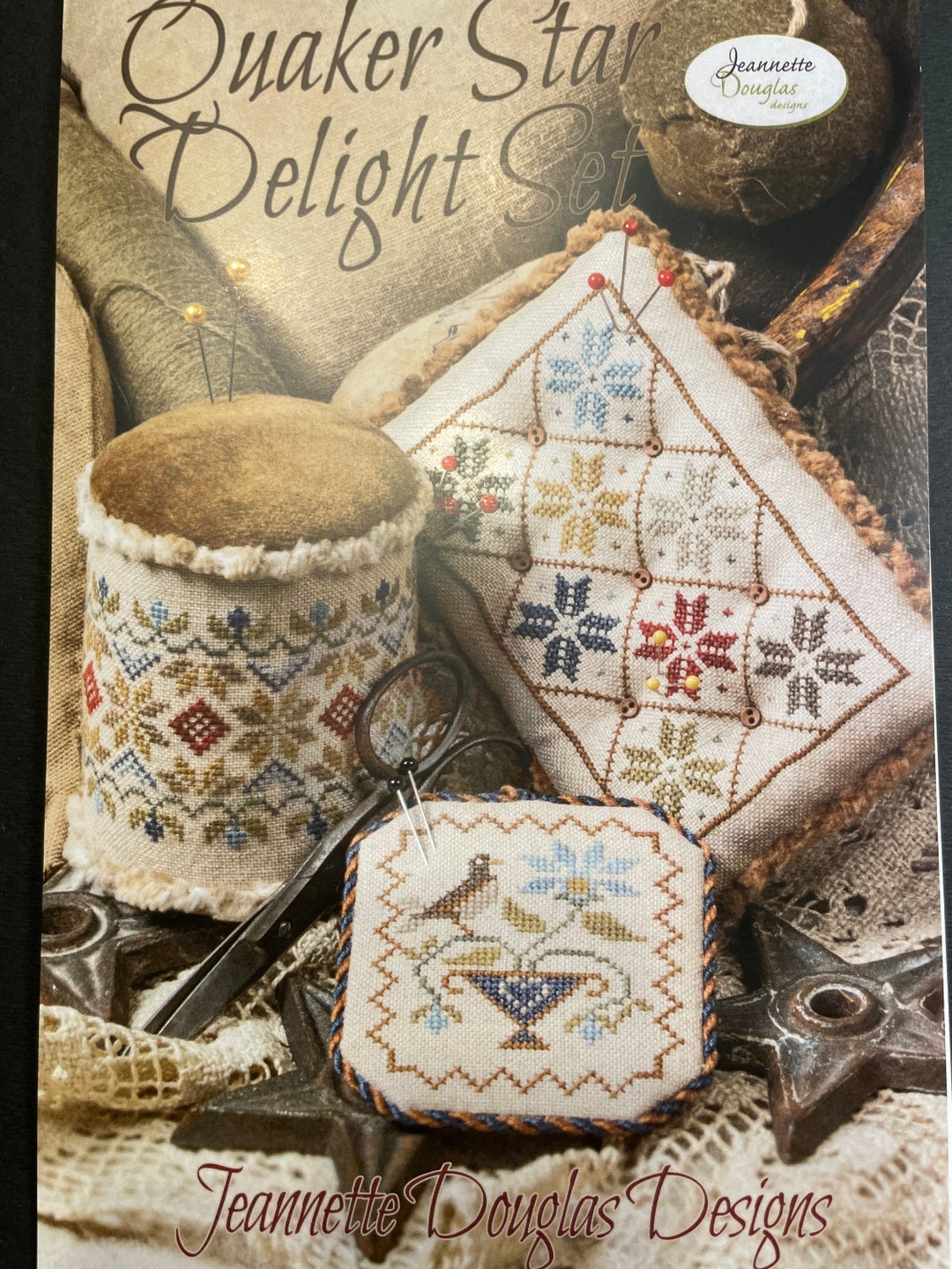 QUAKER STAR DELIGHT Set / Jeannette Douglas Designs/ Cross Stitch Chart ...