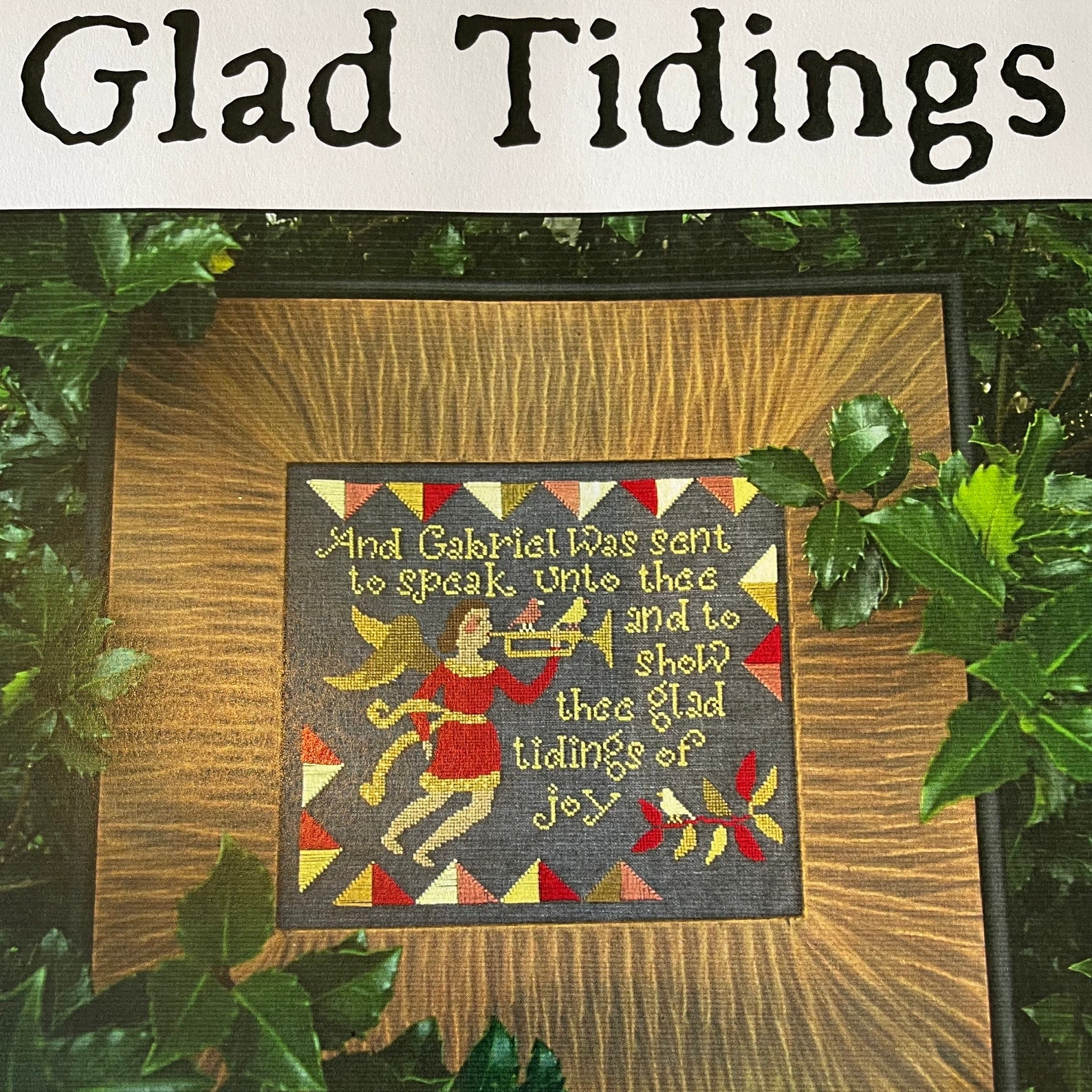 GLAD TIDINGS / Carriage House Samplings/ Cross Stitch Chart / Pattern ...