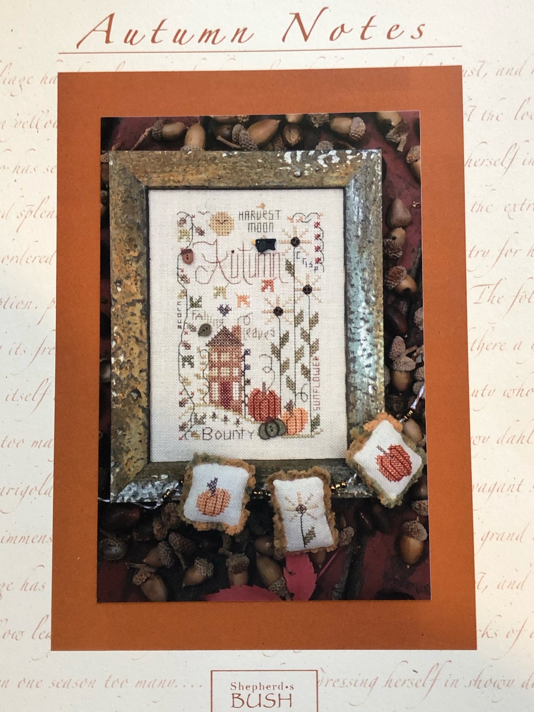 Shepherd’s Bush / Autumn Notes / Cross Stitch Chart / Embellishments ...