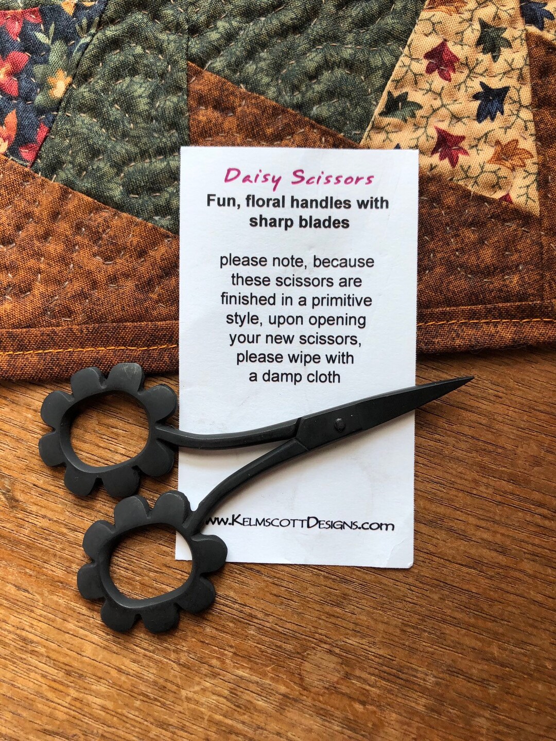 Kelmscott Designs / DAISY / Scissors W Color Options / Embroidery ...