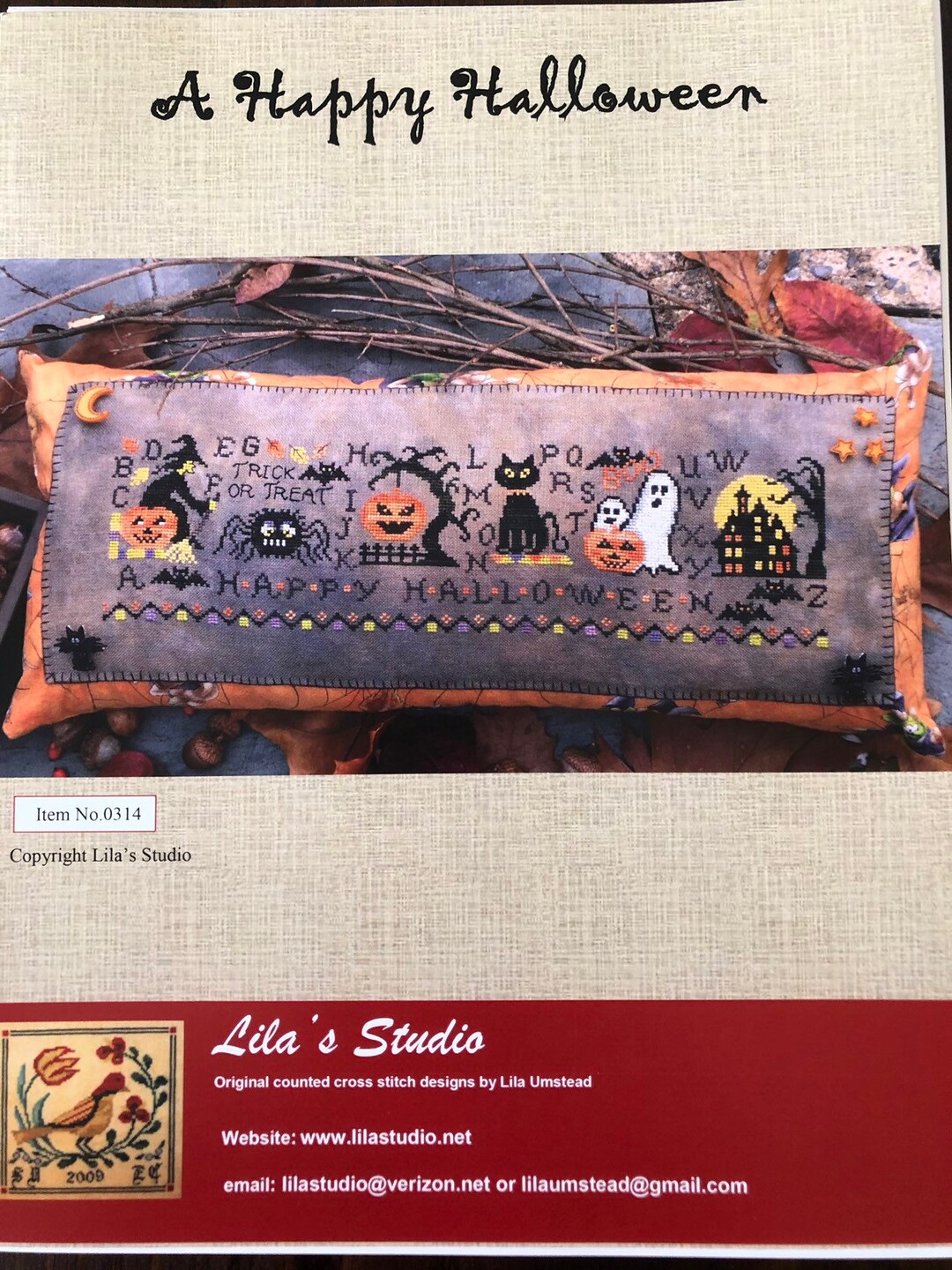 A Happy Halloween / Lila’s Studio/ Cross Stitch Chart / Counted Cross Stitch Pattern / Pattern ...