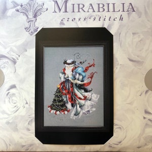 WINTER WHITE SANTA / Mirabilia / Choose Options Available/ Cross Stitch ...