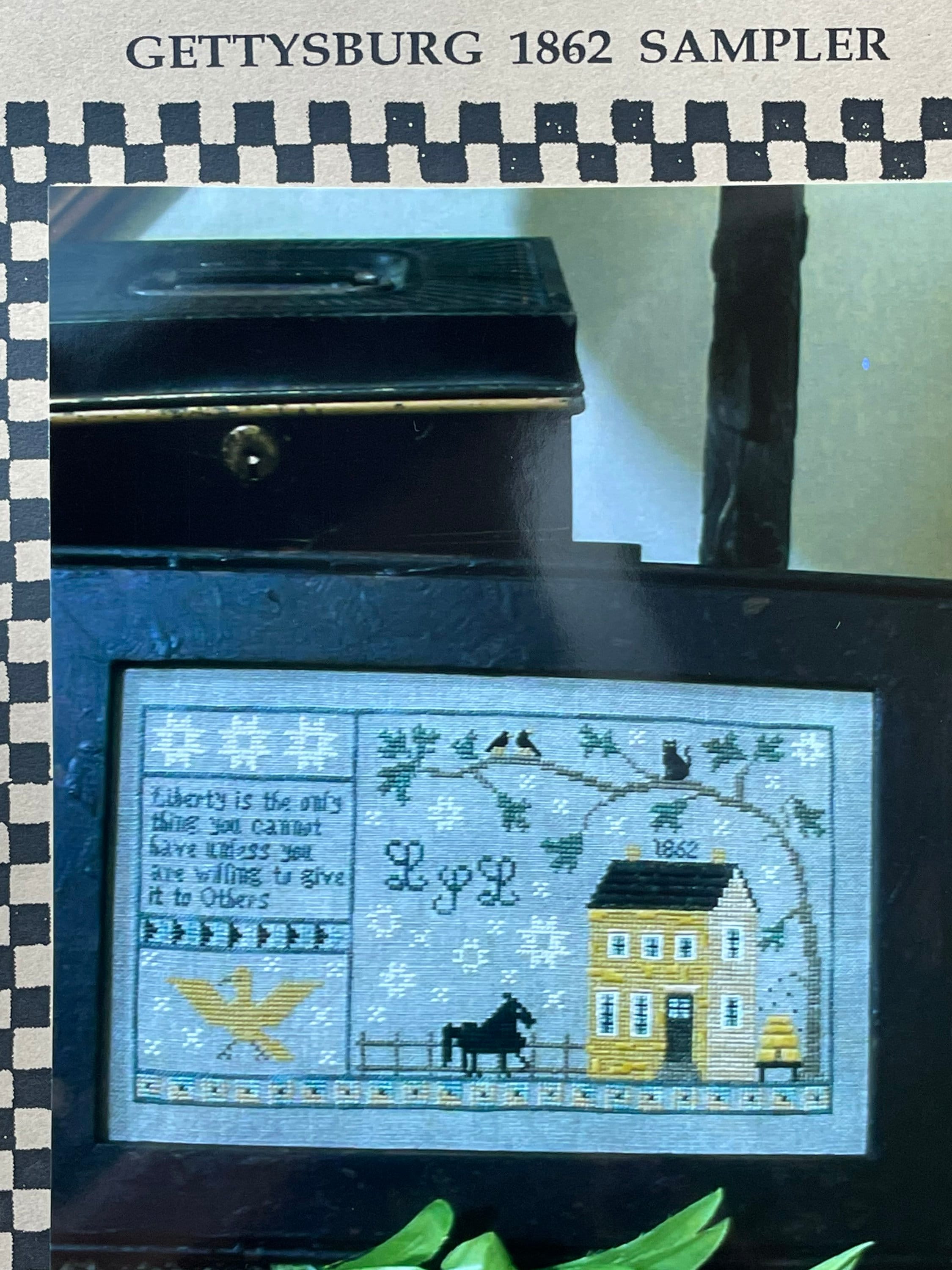 GETTYSBURG 1862 Sampler by Chessie & Me / Cross Stitch Chart / Counted ...