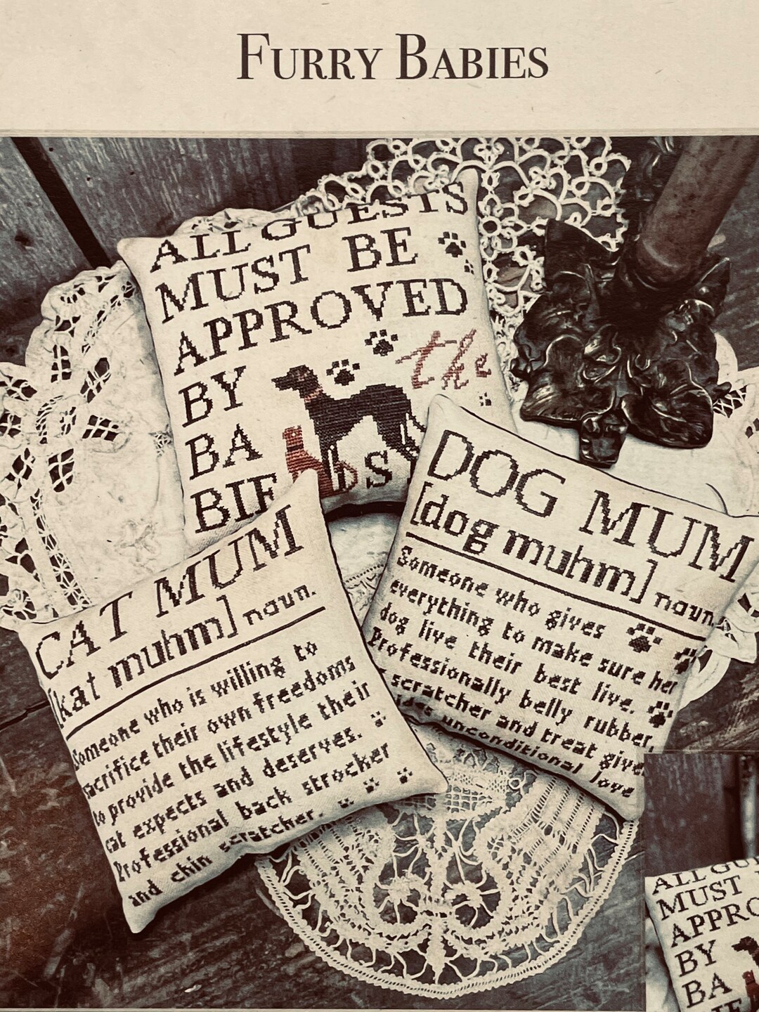 FURRY BABIES by the Primitive Hare Cross Stitch Chart / Counted Cross ...